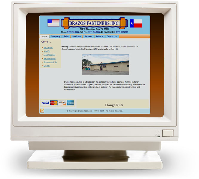 Case Study - Fastening a Hold in the Search Landscape: Brazos Fasteners Gets a New Website ...
